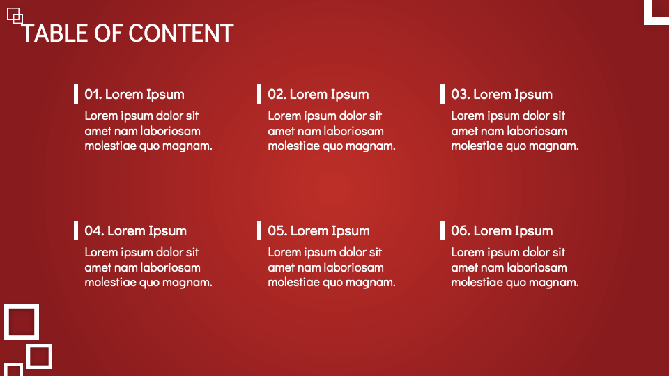 Red Creative Template for Google Slides and PowerPoint - PPT Slides