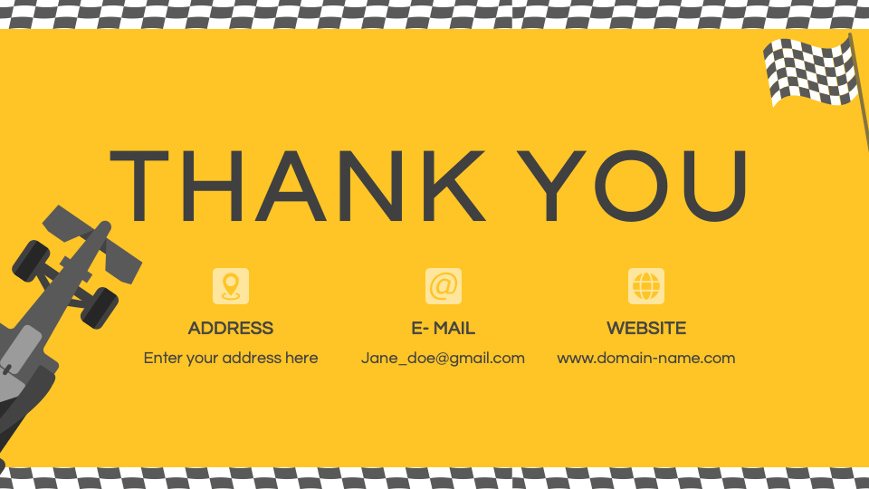 Free Racing Circuit Theme for Google Slides and PowerPoint