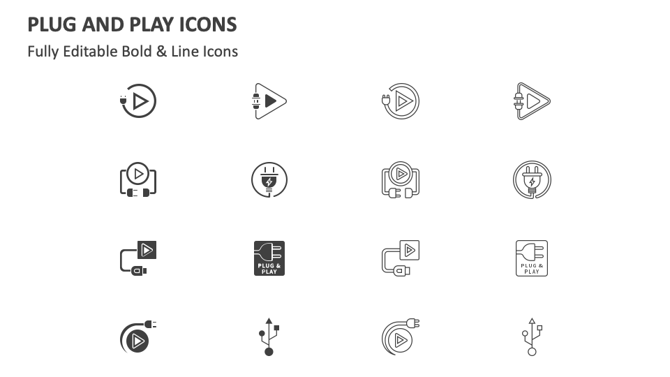 Plug and Play Icons for Google Slides and PowerPoint