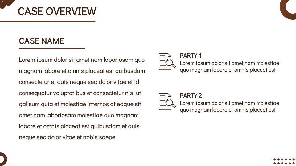 Free - Court Case Overview Presentation for Google Slides and ...