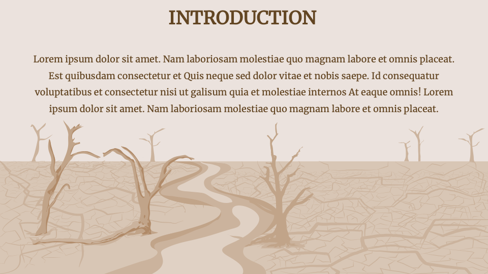 Drought Theme for PowerPoint and Google Slides - PPT Slides