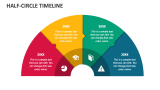 Half-Circle Timeline PowerPoint and Google Slides Template - PPT Slides