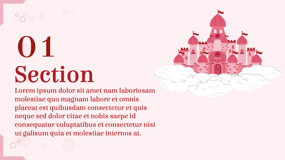 Free Princess Presentation Theme for Google Slides and PowerPoint