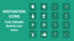 Motivation Icons for Google Slides and PowerPoint