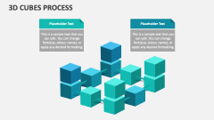 3D Cubes Process Template for PowerPoint and Google Slides - PPT Slides