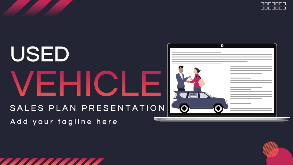 Used Vehicle Sales Plan Template for Google Slides and PowerPoint - PPT ...