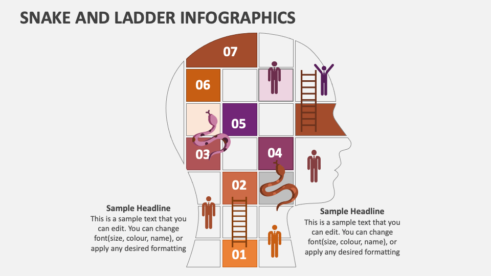 Snake and Ladder Infographics for PowerPoint and Google Slides - PPT Slides