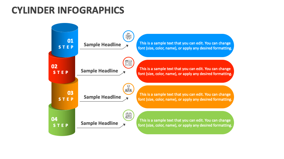Cylinder Infographics PowerPoint and Google Slides Template - PPT Slides