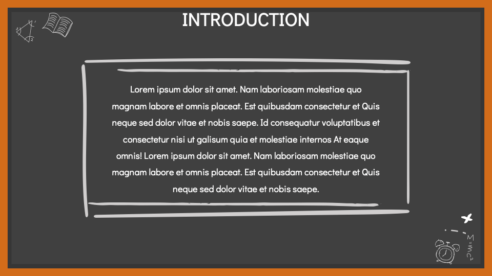 Free Blackboard Background Presentation Theme for Google Slides and ...