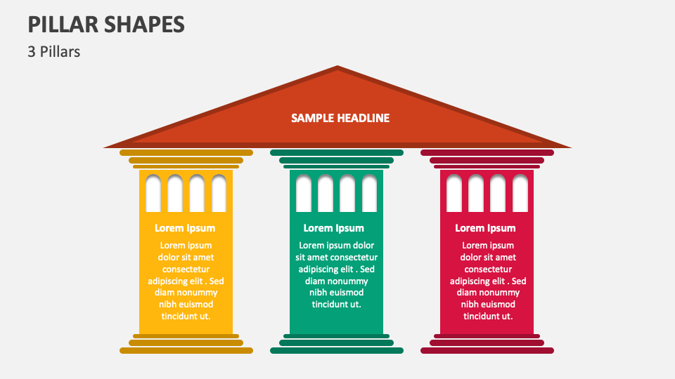 Pillar Shapes Template for PowerPoint and Google Slides - PPT Slides
