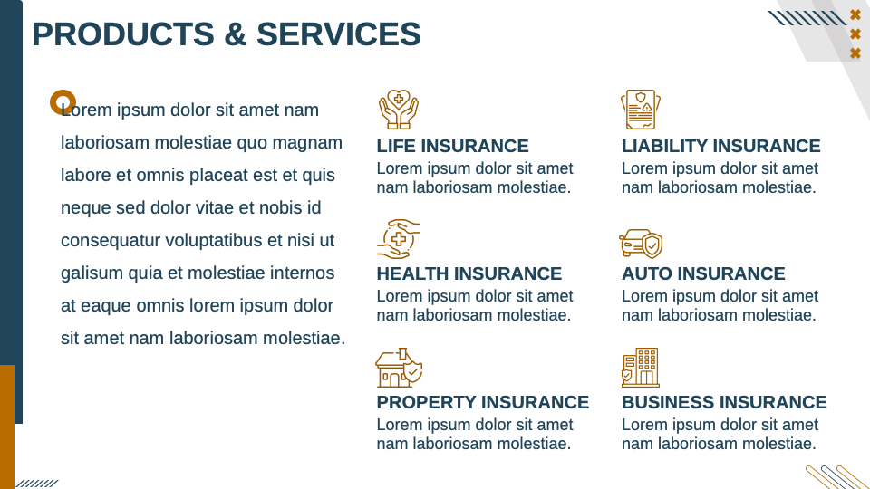 Insurance Company Business Plan Template for Google Slides and ...