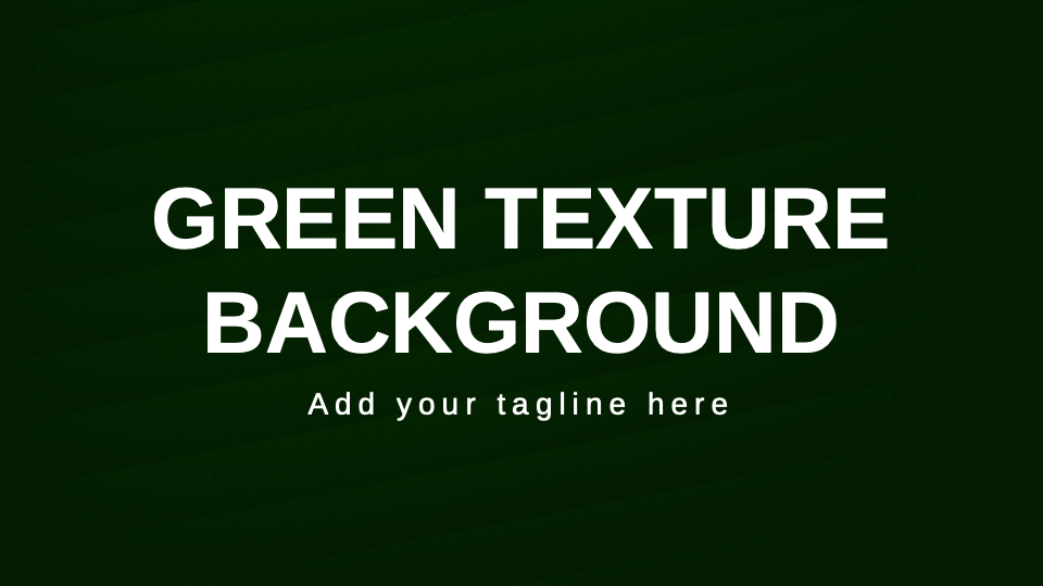 Free Green Texture Background Presentation for Google Slides and PowerPoint