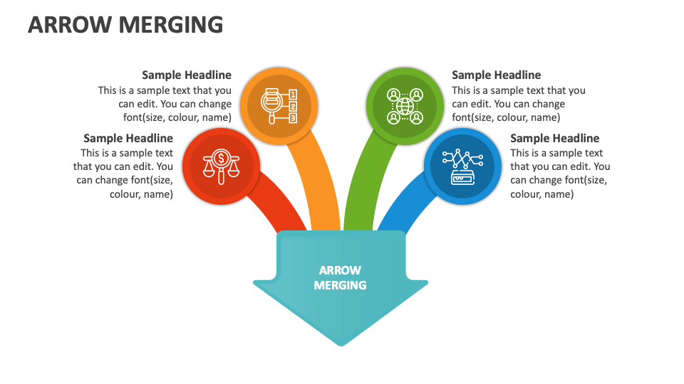 Arrow Merging PowerPoint and Google Slides Template - PPT Slides Arrow Merging PowerPoint and Google Slides Template - PPT Slides