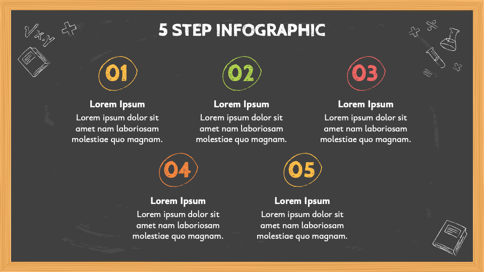 Free School Blackboard Presentation Theme for Google Slides and PowerPoint