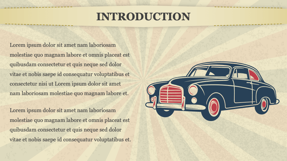 Free Retro Style Background Presentation for Google Slides and PowerPoint