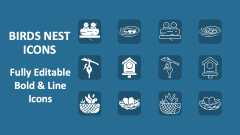 Birds Nest Icons for PowerPoint and Google Slides - PPT Slides