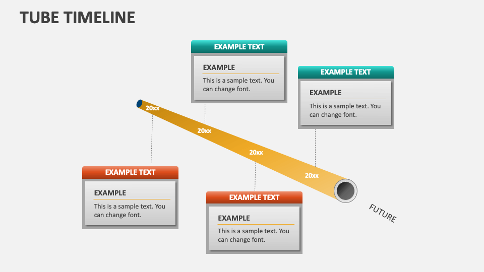 Tube Timeline Template for PowerPoint and Google Slides - PPT Slides