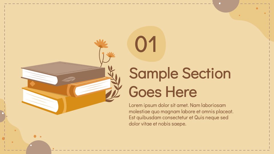 Free Literature Presentation Theme for Google Slides and PowerPoint