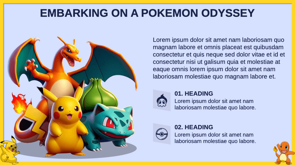 Free Pokemon Template for Google Slides and PowerPoint - PPT Slides