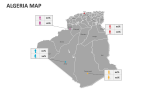 Algeria Map for Google Slides and PowerPoint - PPT Slides