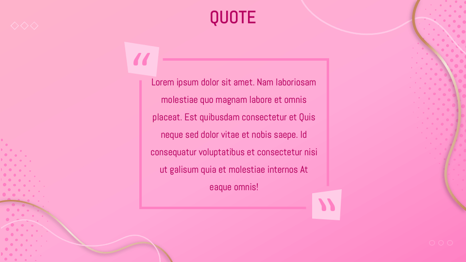 Pink Color Presentation Theme for PowerPoint and Google Slides - PPT Slides