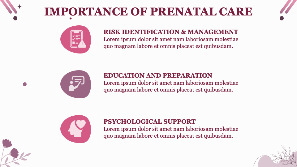 Free Pregnant Women Care Template for Google Slides and PowerPoint