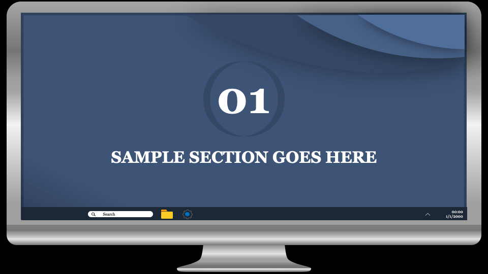 Desktop Presentation Theme for PowerPoint and Google Slides - PPT Slides
