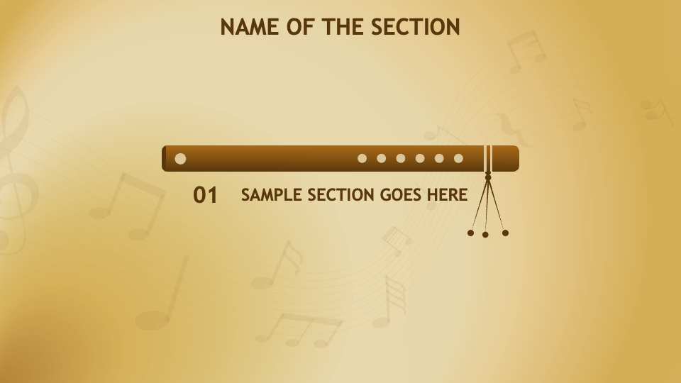 Free Flute Theme for PowerPoint and Google Slides - PPT Slides