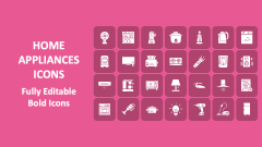 Home Appliances Icons for PowerPoint and Google Slides - PPT Slides