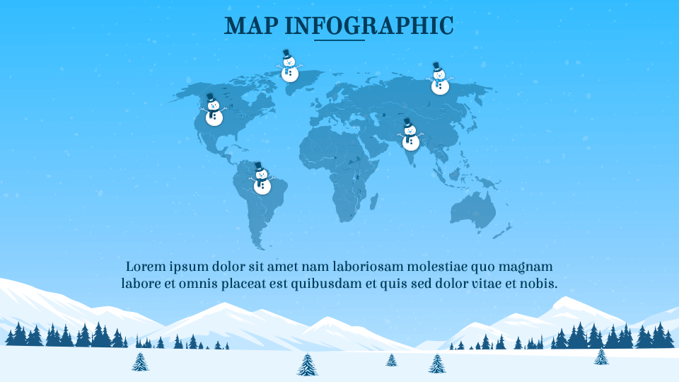 Free Falling Snow Presentation Theme for Google Slides and PowerPoint