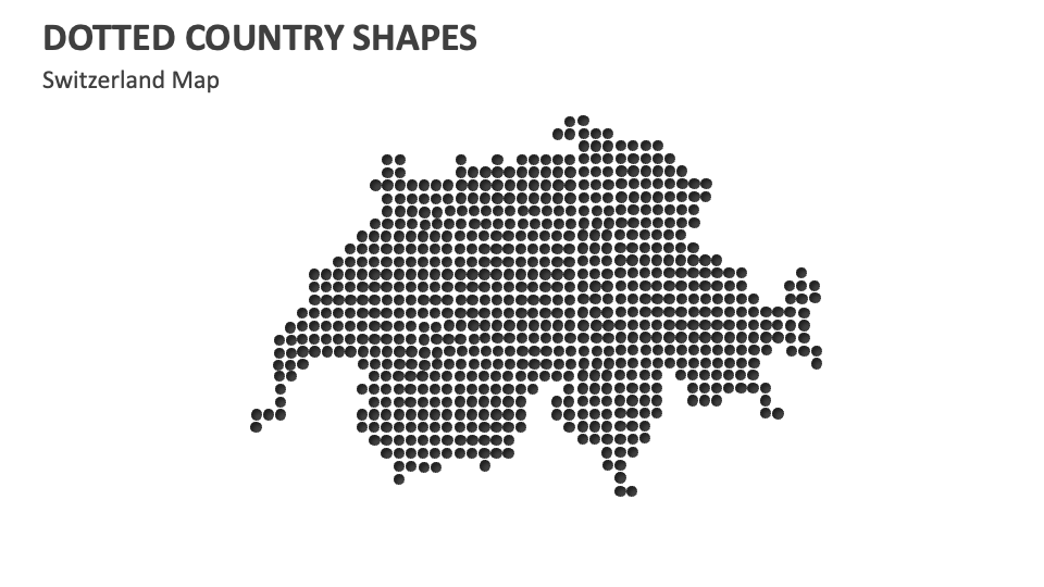 Dotted Country Shapes for Google Slides and PowerPoint - PPT Slides