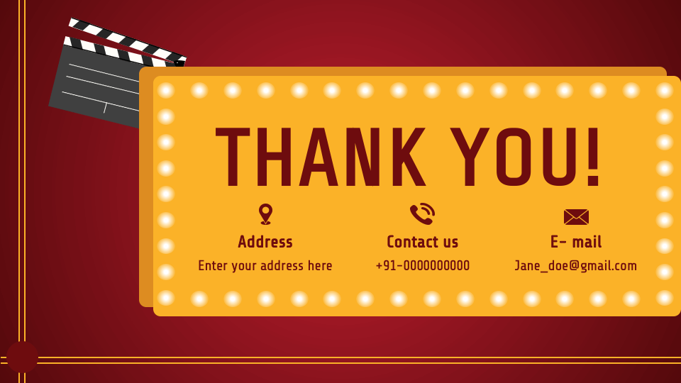 Free Box Office Presentation Theme for Google Slides and PowerPoint