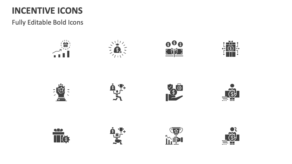 Incentive Icons for Google Slides and PowerPoint