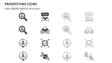 Prospecting Icons for PowerPoint and Google Slides - PPT Slides