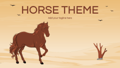 Horse Presentation Theme for PowerPoint and Google Slides - PPT Slides