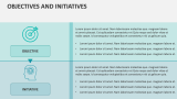 Objectives and Initiatives Template for Google Slides and PowerPoint - PPT Slides
