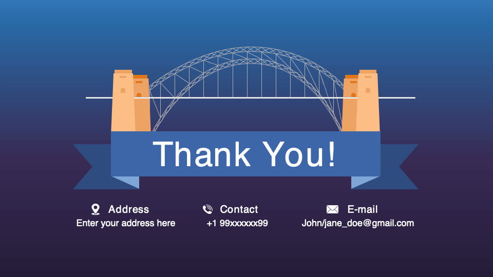 Bridge Presentation Theme for PowerPoint and Google Slides - PPT Slides