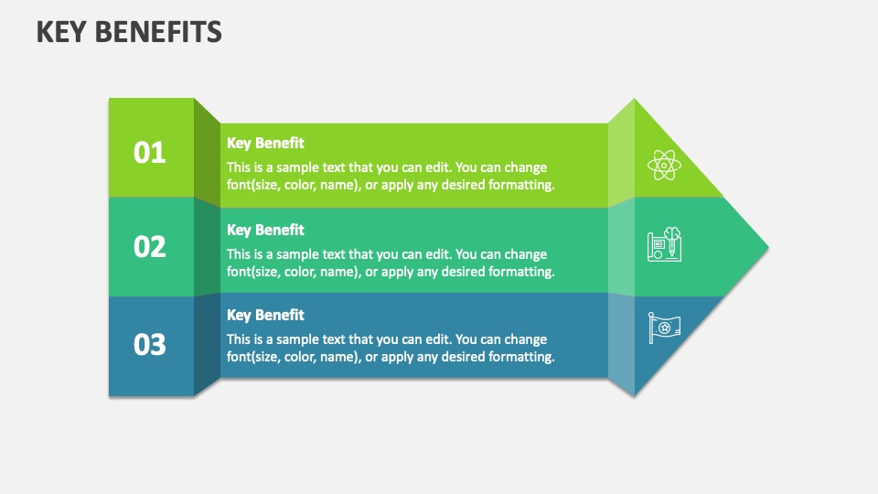 Key Benefits PowerPoint and Google Slides Template - PPT Slides Key Benefits PowerPoint and Google Slides Template - PPT Slides