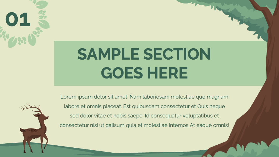 Free Forest Theme for Google Slides and PowerPoint