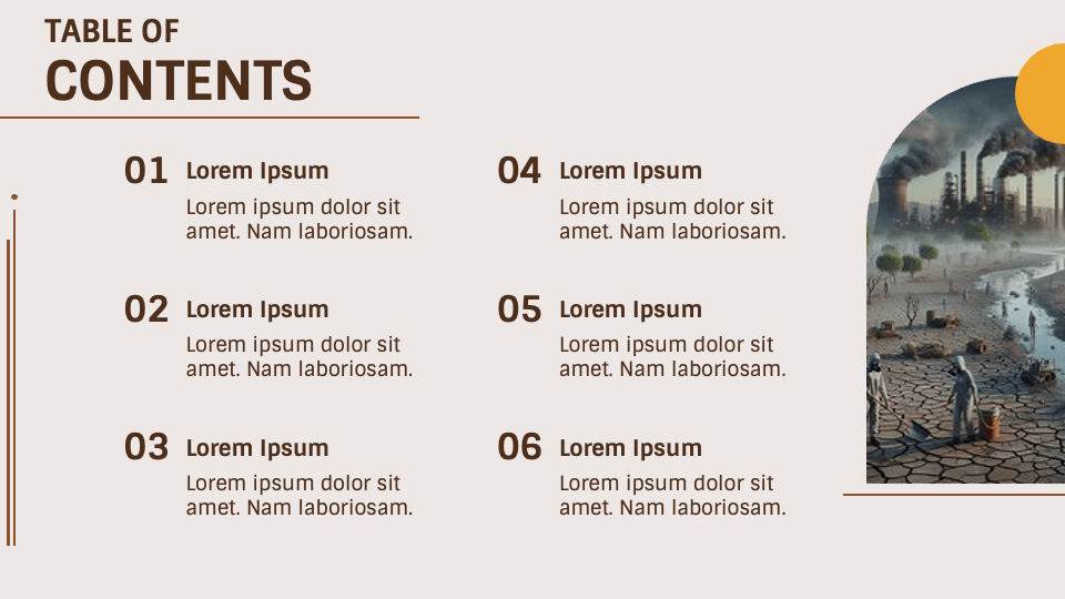 Free Soil Pollution Theme for Google Slides and PowerPoint