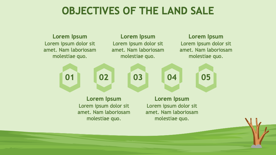 Land Sale Theme for PowerPoint and Google Slides - PPT Slides