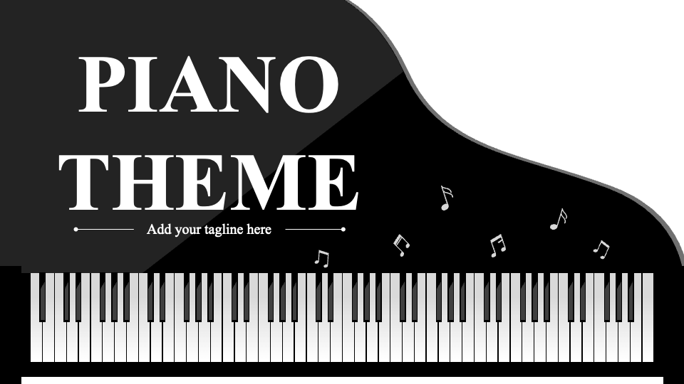 Free Piano Presentation Theme for Google Slides and PowerPoint