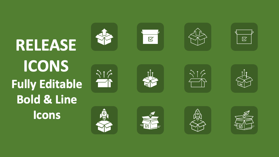 Release Icons for Google Slides and PowerPoint