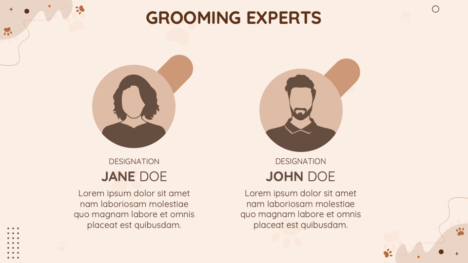 Free Pet Grooming Presentation for Google Slides and PowerPoint