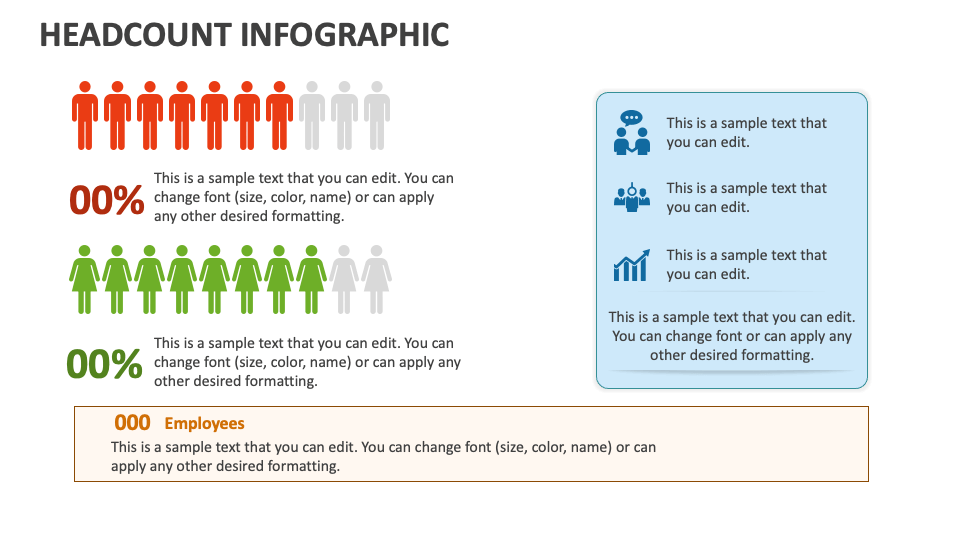 Headcount Infographic for PowerPoint and Google Slides - PPT Slides Headcount Infographic for PowerPoint and Google Slides - PPT Slides