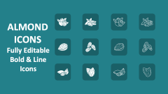 Almond Icons for Google Slides and PowerPoint