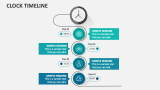 Clock Timeline PowerPoint and Google Slides Template - PPT Slides