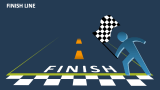 Finish Line Template for PowerPoint and Google Slides - PPT Slides