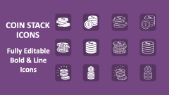 Coin Stack Icons for PowerPoint and Google Slides - PPT Slides