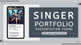 Free Singer Portfolio Presentation Template for Google Slides and ...